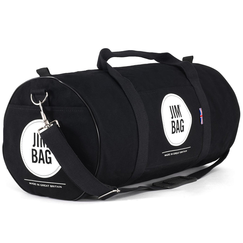 Black & Cream Holdall Bag – JIMBAG
